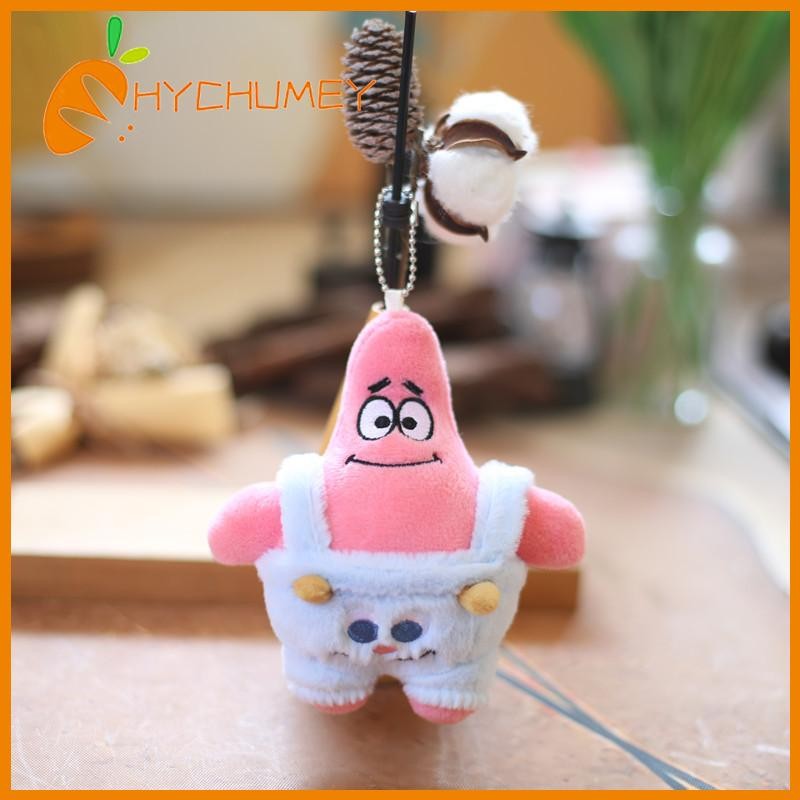 Transforming Adorable Patrick Star Plush Toy Soft Keychain Bear ...