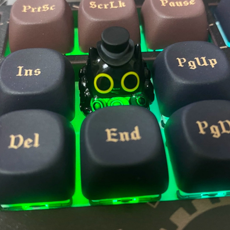 Octopus Cat Keycap 3D Creative Cute Cartoon MX Switch Mechanical ...