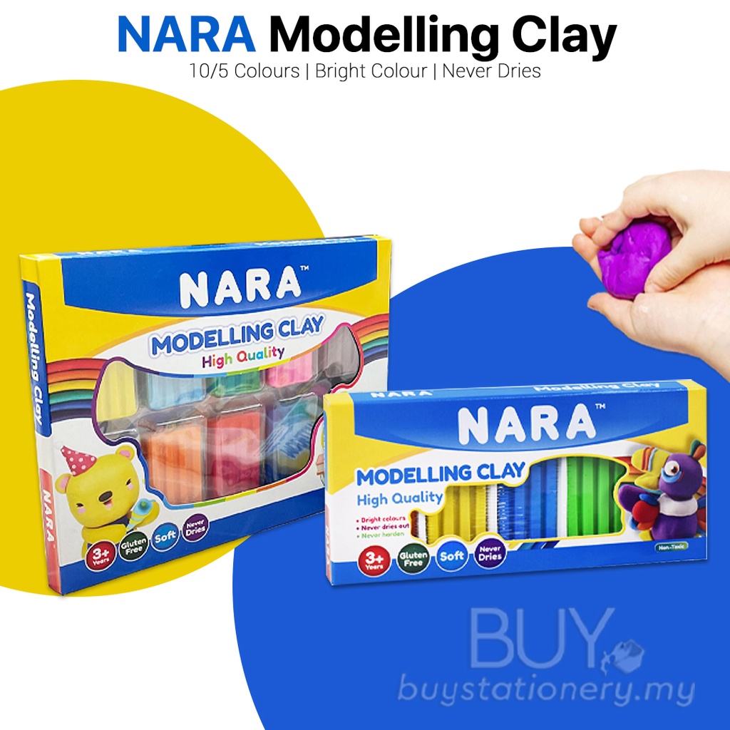 Dolphin Nara Non Toxic Modelling Colour Clay Educational Toy Safe Kids ...