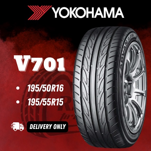 195/55R15 195/50R16 195-55-15 195-50-16 YOKOHAMA ADVAN FLEVA V701 CAR KERETA TYRE TIRE TAYAR ...