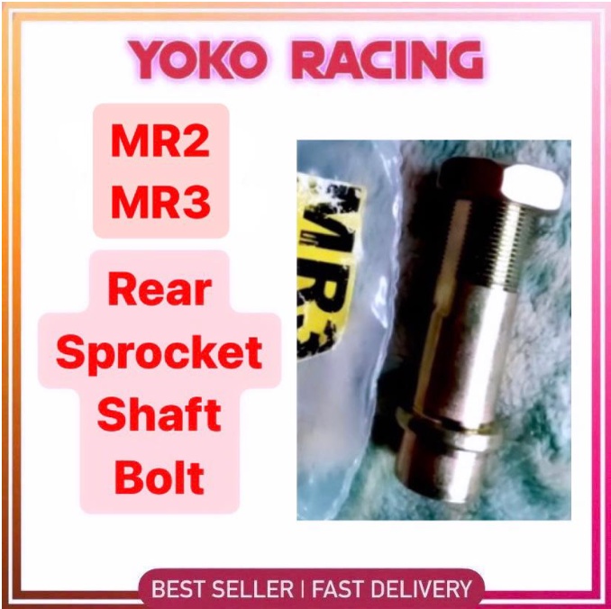 Rear Sprocket Shaft Batang Sleeve Bush With Sleeve Bolt Nut Belakang ...