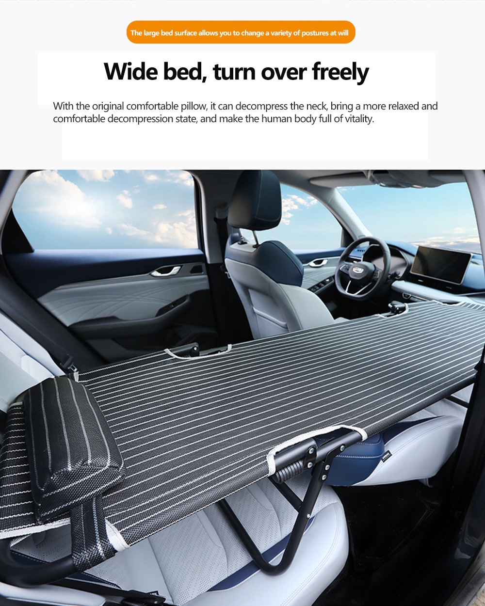 Universal Car Bed Car Modified Bed Co-pilot Sleeping Bed Camping ...