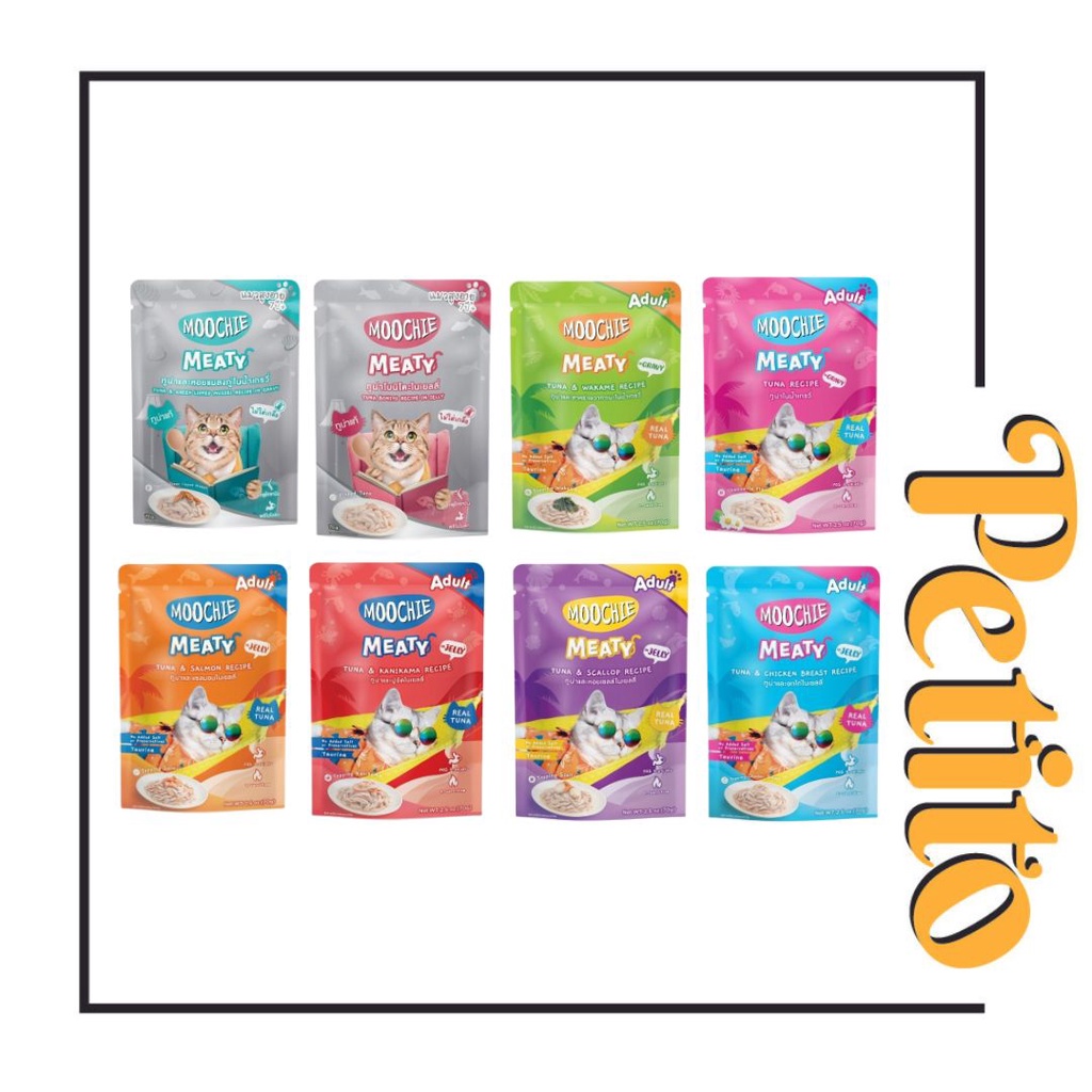 Moochie Meaty Pouch 70g / Cat Wet Food/ Makanan Basah | Shopee Malaysia
