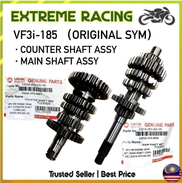 Original Counter Shaft Assy / Main Shaft Assy - With Gear Set Original ...