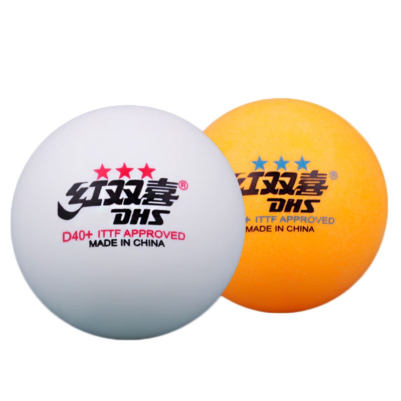 DHS Table Tennis Balls 3 Star D40+ ABS New Material 10 Pcs/PACK ...
