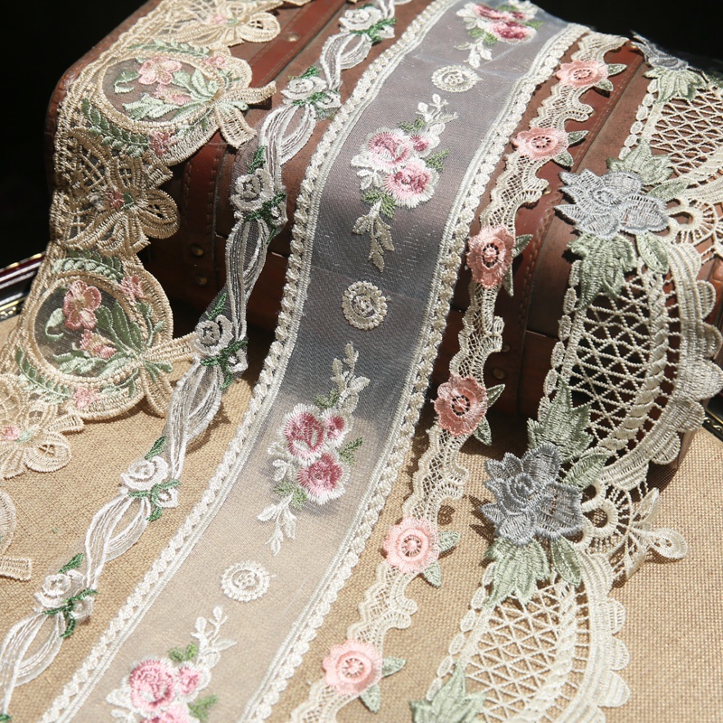 1Y Handmade Lace Fabric Lace Trimming | Shopee Malaysia