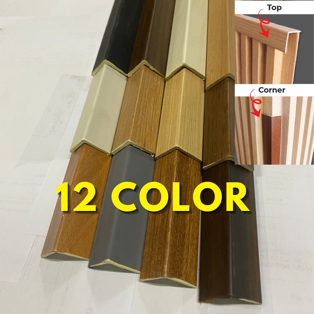 2.9 meter L PROFILE Fluted wall panel WPC Fluted Panel PVC Wood Strip ...