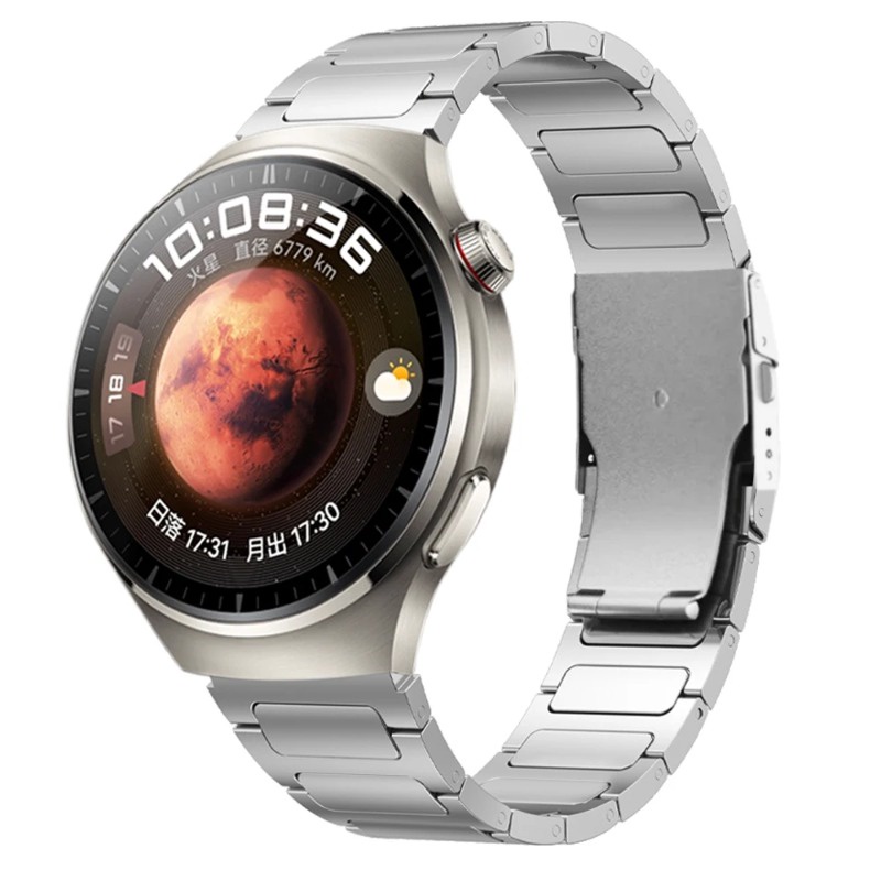 22mm Luxury Titanium Matel Strap For Huawei Watch GT4/GT3 Pro 46mm 4 ...