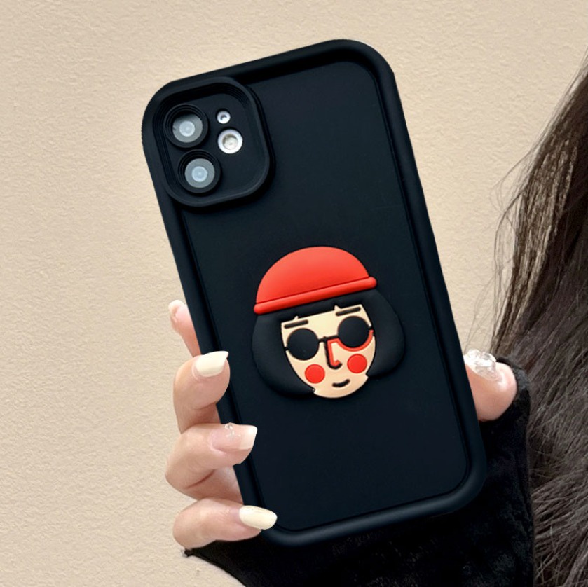 3D Leon Casing for IPhone 15 11 14 13 12 Pro Xs Max XR X 6 6s 7 8 Plus ...