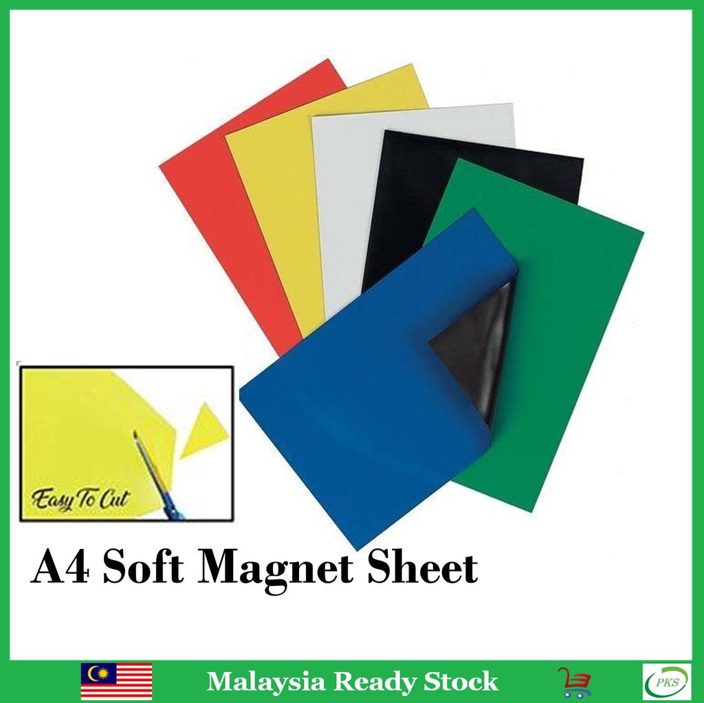 A4 Soft Magnet Sheet Whiteboard Magnet Fridge Magnetic Sheet Rubber ...