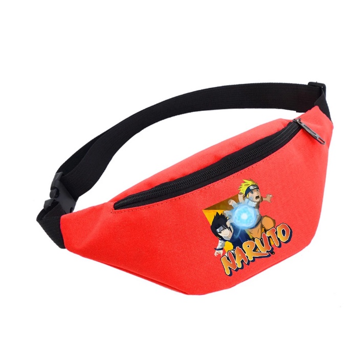 Naruto cartoon sports chest bag, casual waist bag, children's simple ...