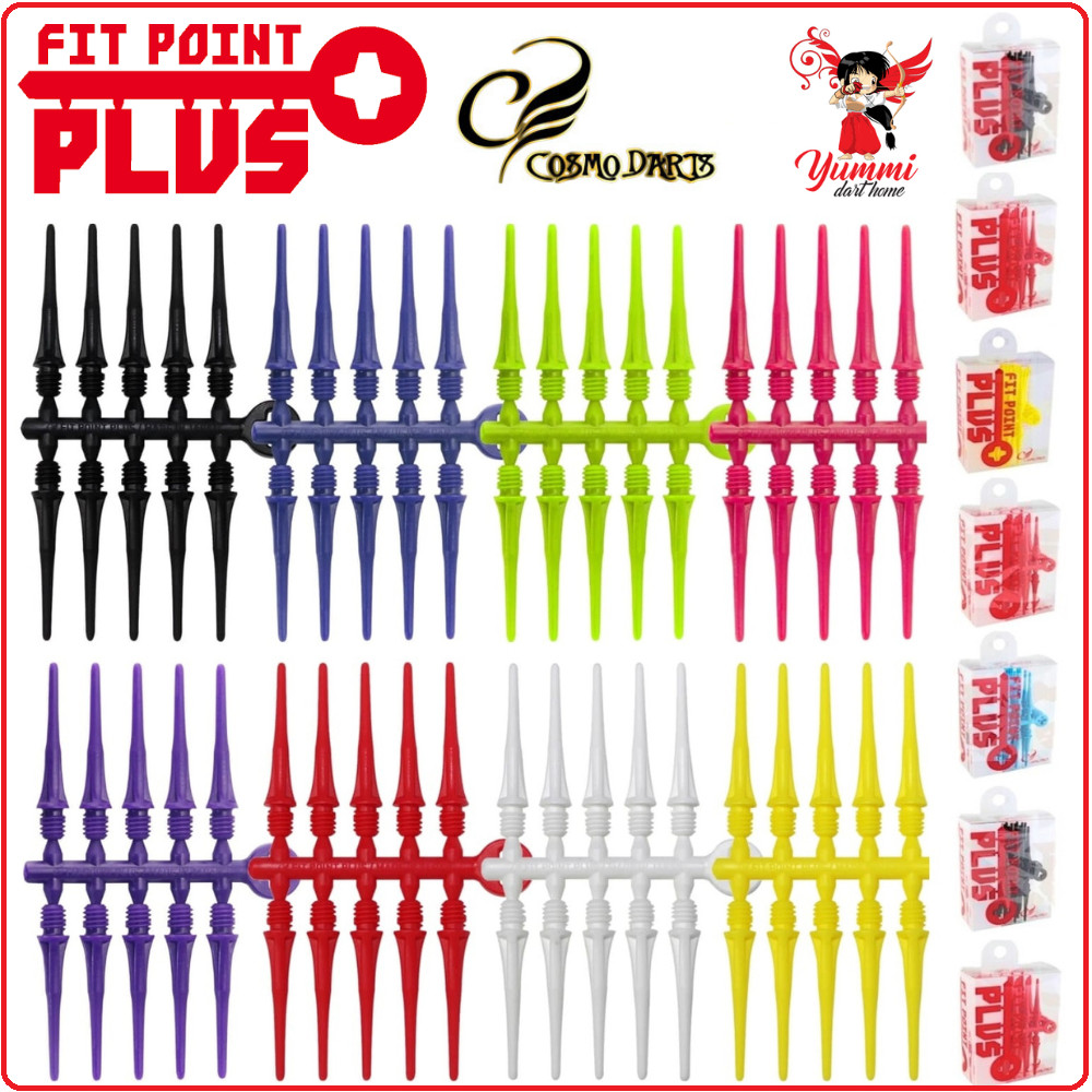 Cosmo Dart Soft Tip Fit Point Plus Dart Tip - 50pcs | Shopee Malaysia