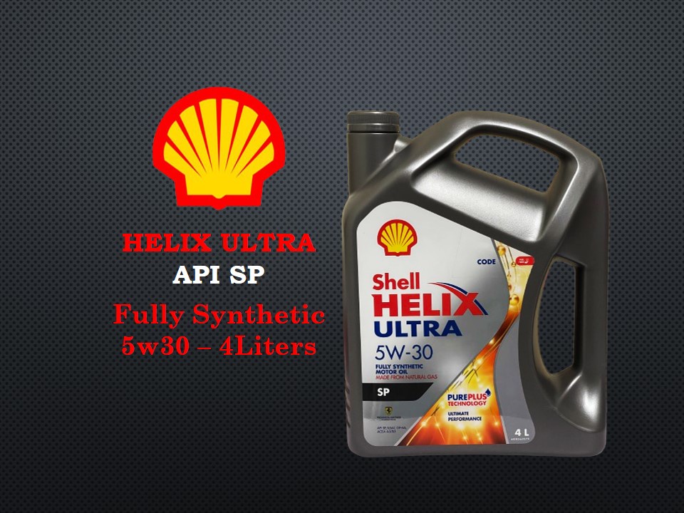 Shell - Ultra 5w30 4L API-SP Fully Synthetic Engine Oil 4Liter 5w-30 ...