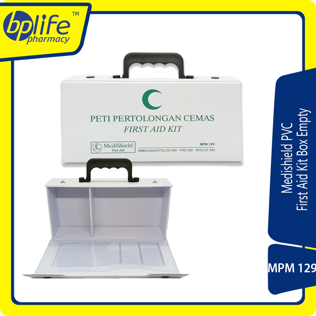 Medishield PVC First Aid Kit Box Empty (MPP159/ MPS119/ MPM 129 ...