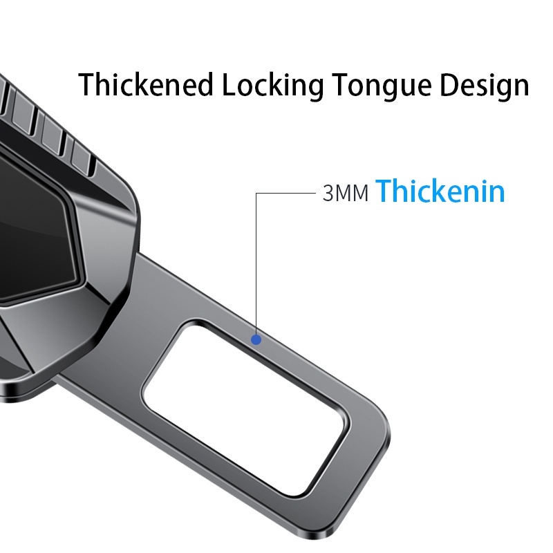 Zinc Alloy Car Seat Belt Extension Buckle Seat Belt Extension Clip ...