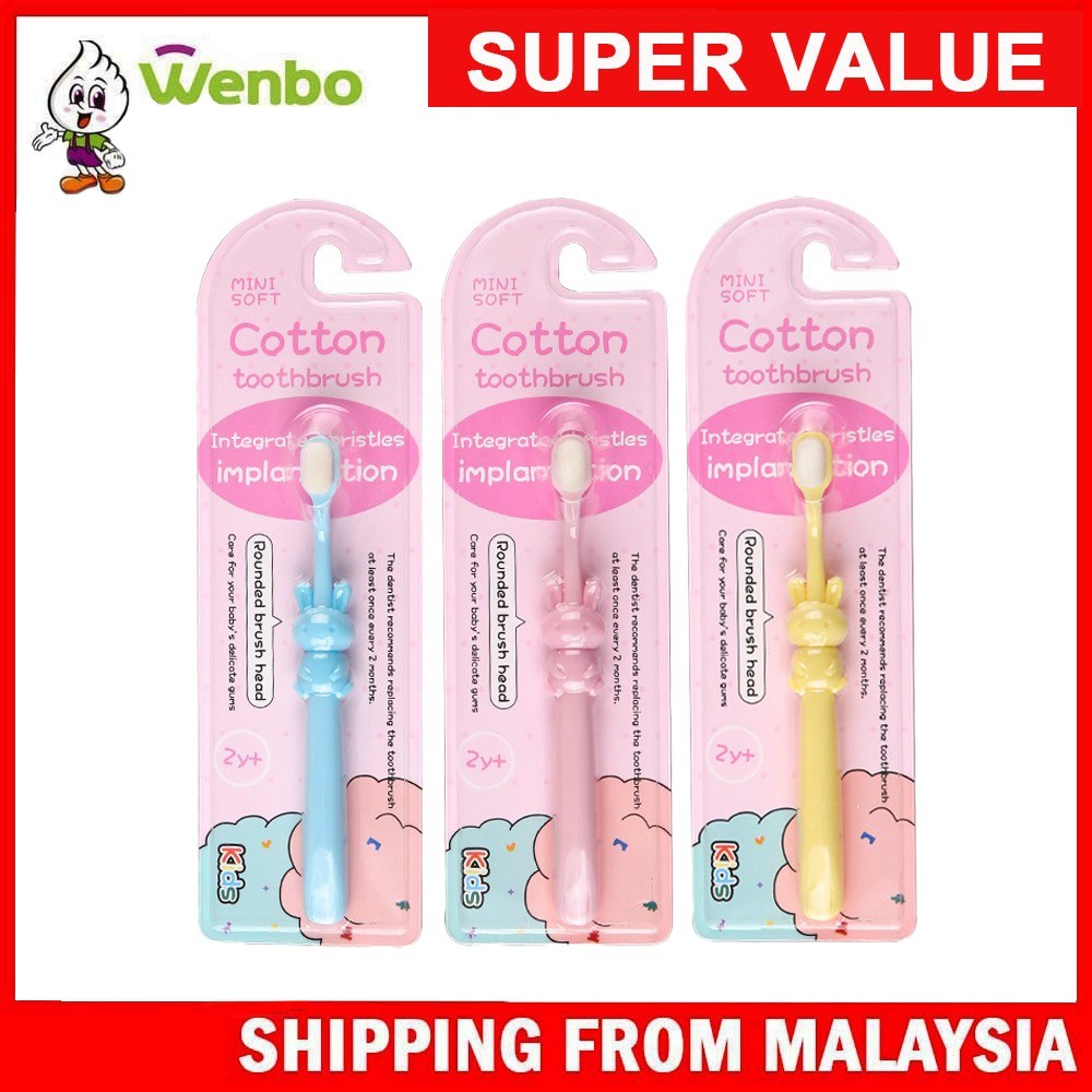 Wenbo [1pcs] Kids Bunny Rabbit Toothbrush Super Soft Tooth Brush Brace ...