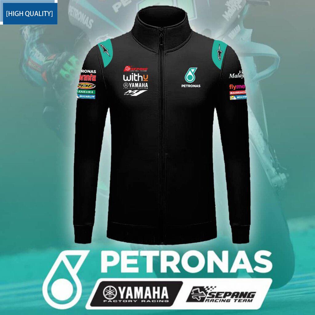 Petronas SRT Yamaha Factory Racing Team Moto GP Logo Racer Mens Casual ...