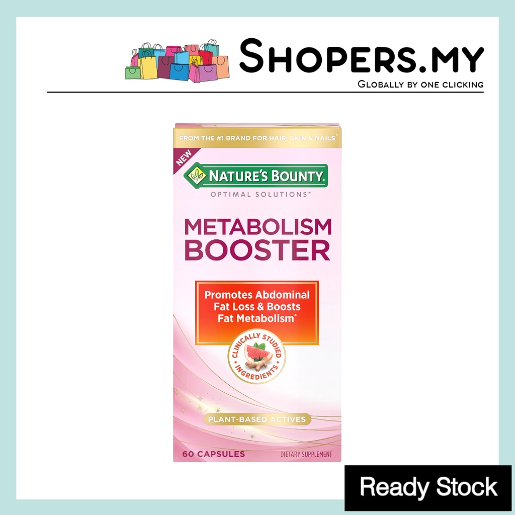 Nature's Bounty Optimal Solutions Metabolism Booster (60 Capsules ...