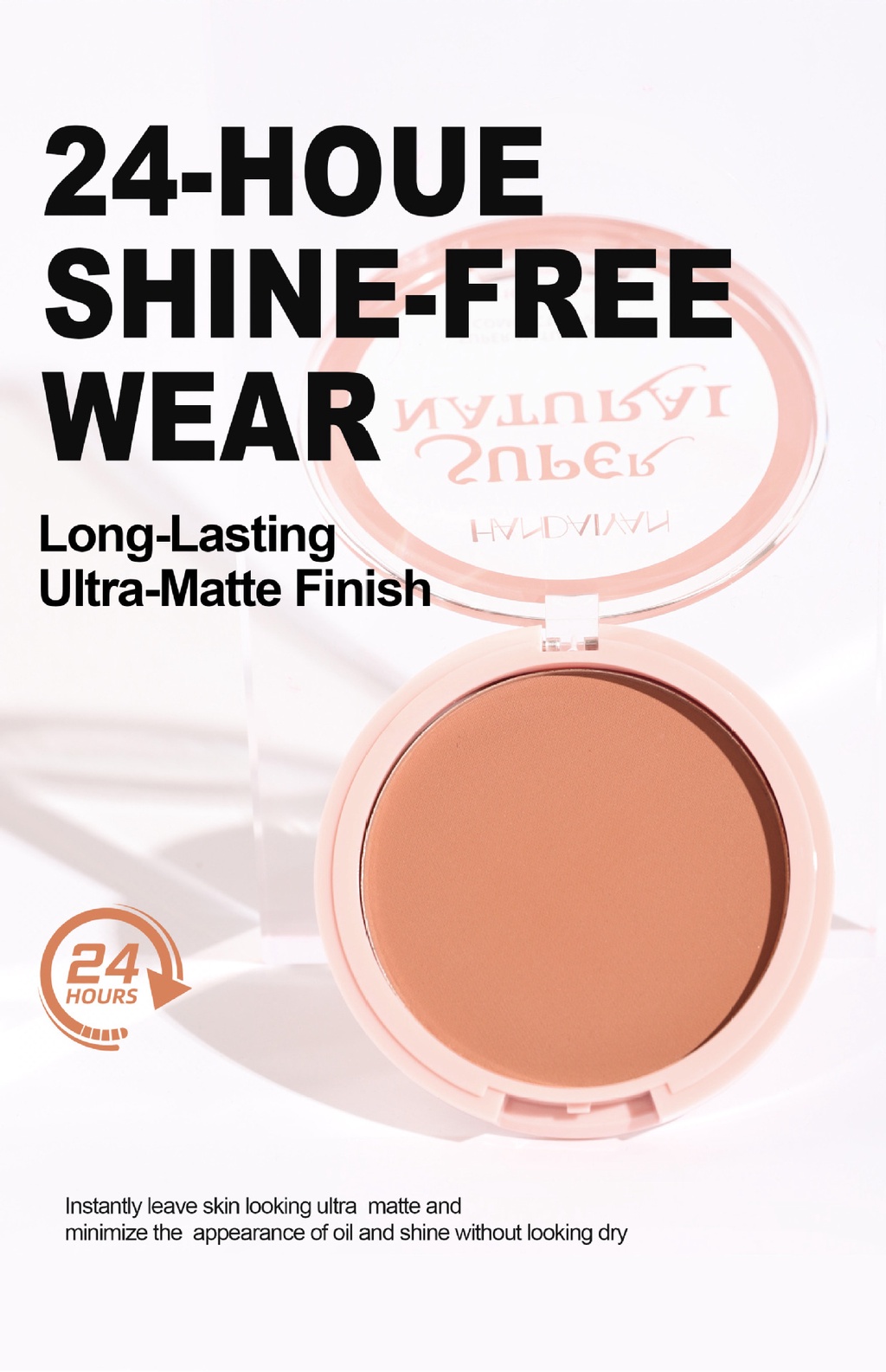 Matte Powder with Oil - Control, Waterproof, Long - Lasting, Non ...