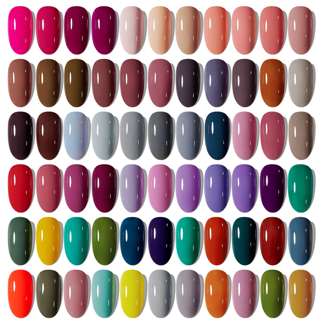 141 Colors Gel Nail Polish All Seasons UV LED Soak Off Semi-Permanent ...