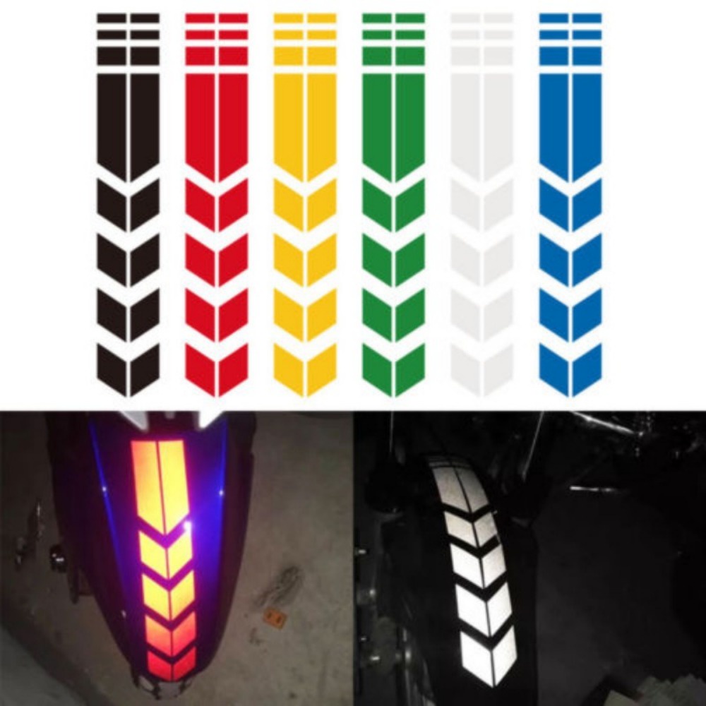 10Pcs Night Safety Warning Protective Reflective Stickers / Car ...