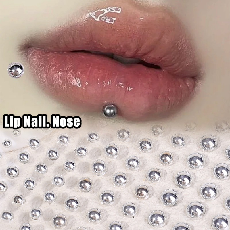 Spicy Girl Lip Stud Stickers / Self-adhesive Eyebrow Stud Paster ...