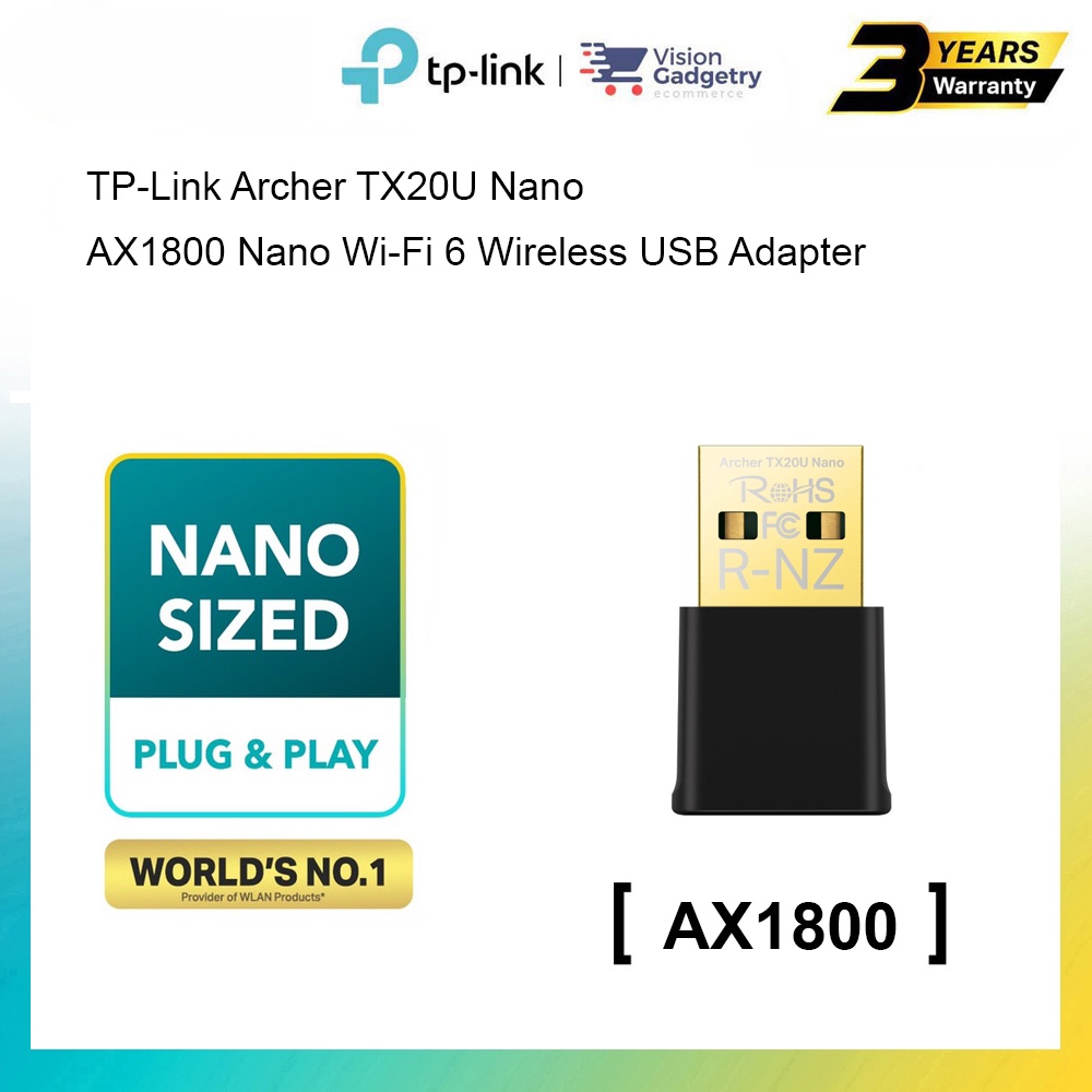 TP-Link Archer TX20U TX20U Nano TX20U Plus AX1800 Wi-Fi 6 Dual Band ...