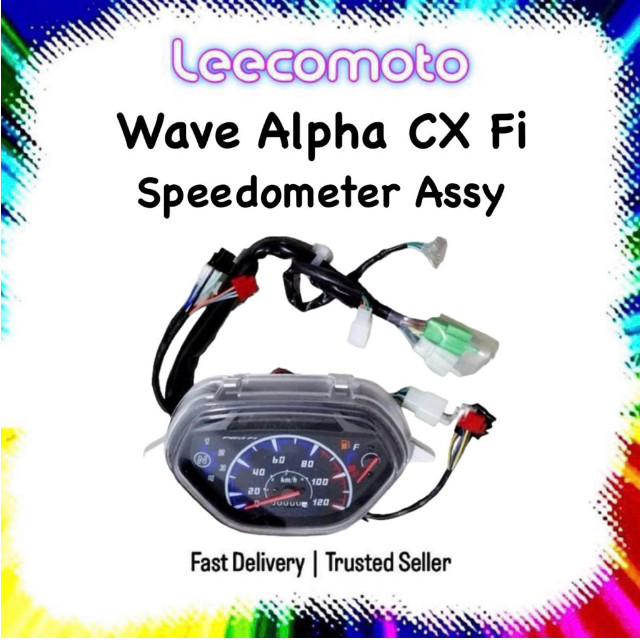HONDA WAVE ALPHA110 CX Fi ALPHA 110 CX Fi NEW SPEEDO METER ASSY ...