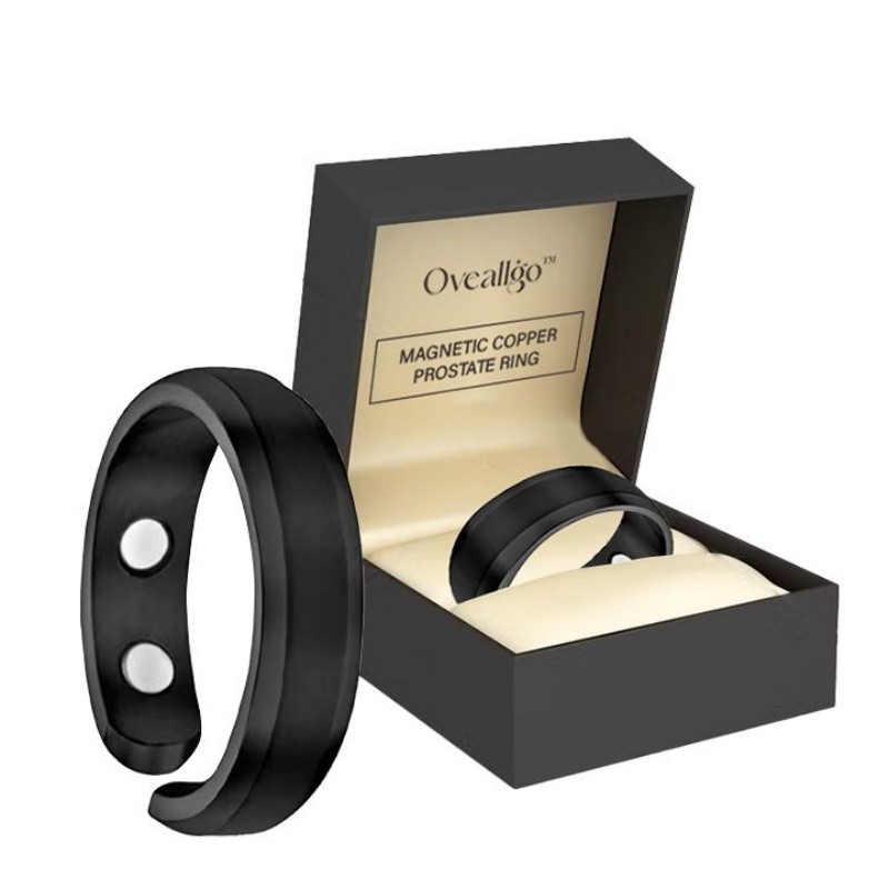 【HEALTH CARE RING】Adjustable Men‘s Magnetic Therapy Ring Magnetic ...