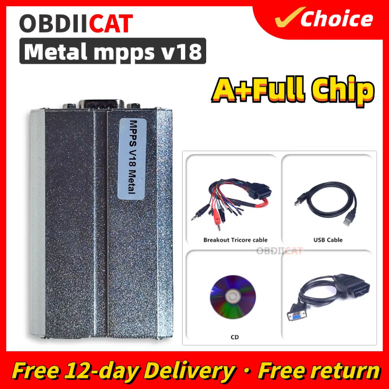 HOT Metal MPPS V18 ECU Programming Tool MAIN TRICORE MULTIBOOT ECU Chip ...