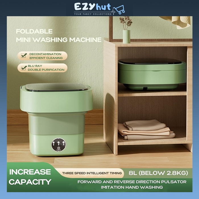 8L Foldable Mini Washing Machine Portable Washing Machine Mini Washing ...