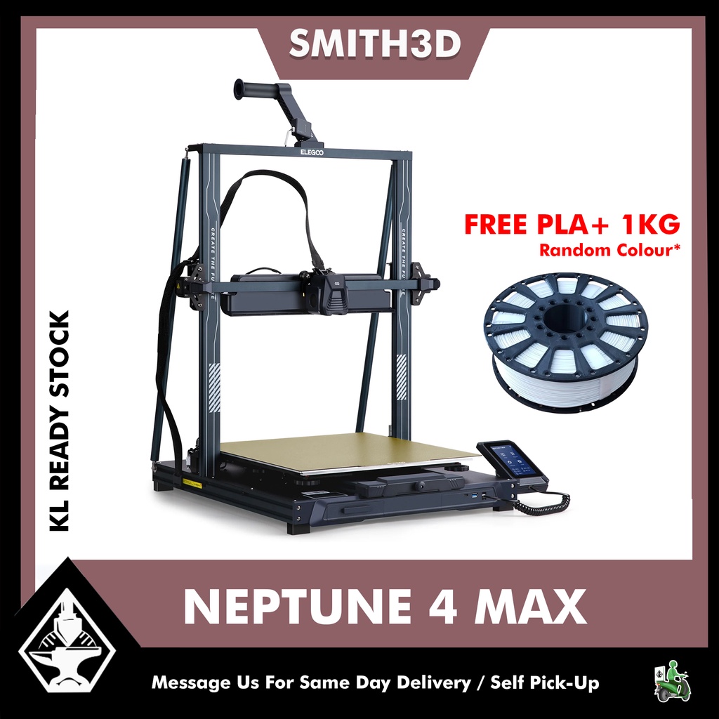 Elegoo Neptune 4 Max / Neptune 4 Plus Dual-Gear Direct Extruder / Auto ...