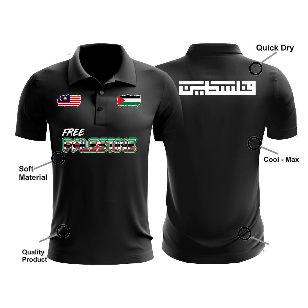 PALESTINE Travel Jersey DX5 | Palestine Supporter | IsrahelKoyak | Baju ...