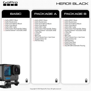 GoPro HERO11 / HERO 11 Black 5.3K60 10-Bit Video 27MP Photos GP2 ...
