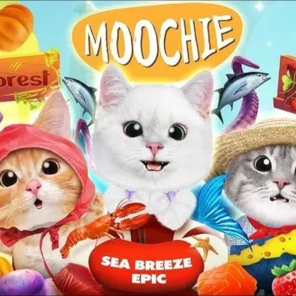 MOOCHIE Fairy Puree Lickable Cat Puree Treats For Cats 50 Sachet Variety Pack 750g(15g x 50packs ...