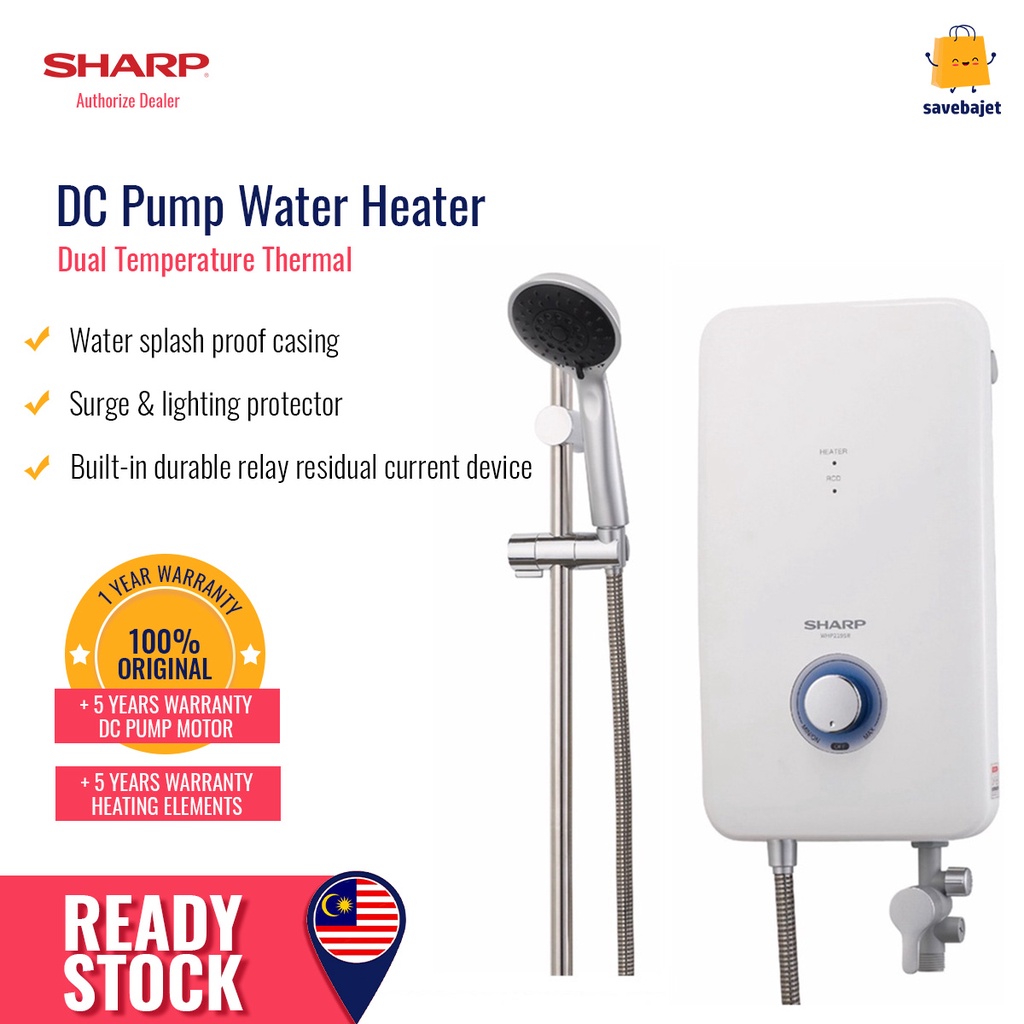 Sharp Pemanas Air - Water Heater With DC Inventer Pump WHP315N | Shopee Malaysia