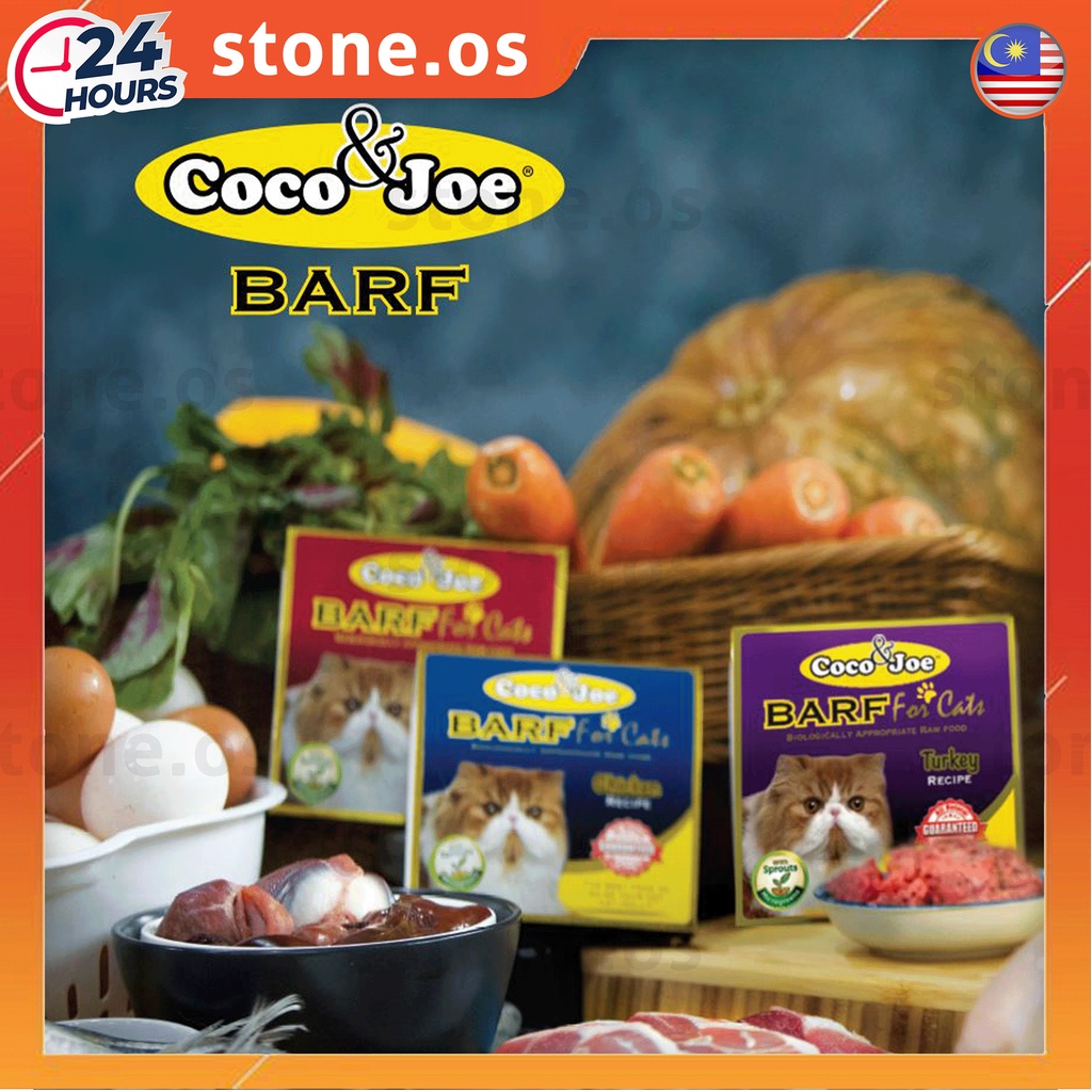 [ only same day delivery ] Coco & Joe Barf Raw Food For Cats ( 300g and ...