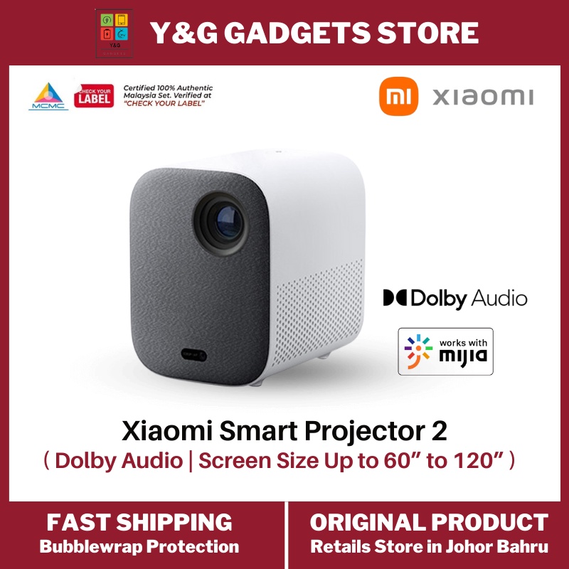 Xiaomi Smart Projector 2 | Up to 120’’ Large Screen | Multi-angle Auto ...