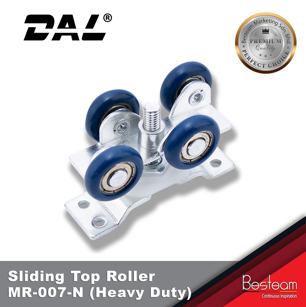 DAL MR-007-N Sliding Top Roller Heavy Duty Nylon Wheel Blue | Shopee ...