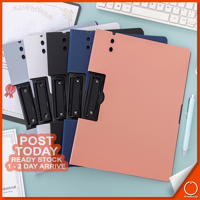 𝐒𝐓𝐑𝐎𝐍𝐆 𝐂𝐋𝐈𝐏 File Folder A4 Size Clipboard Horizontal Vertical Paper ...