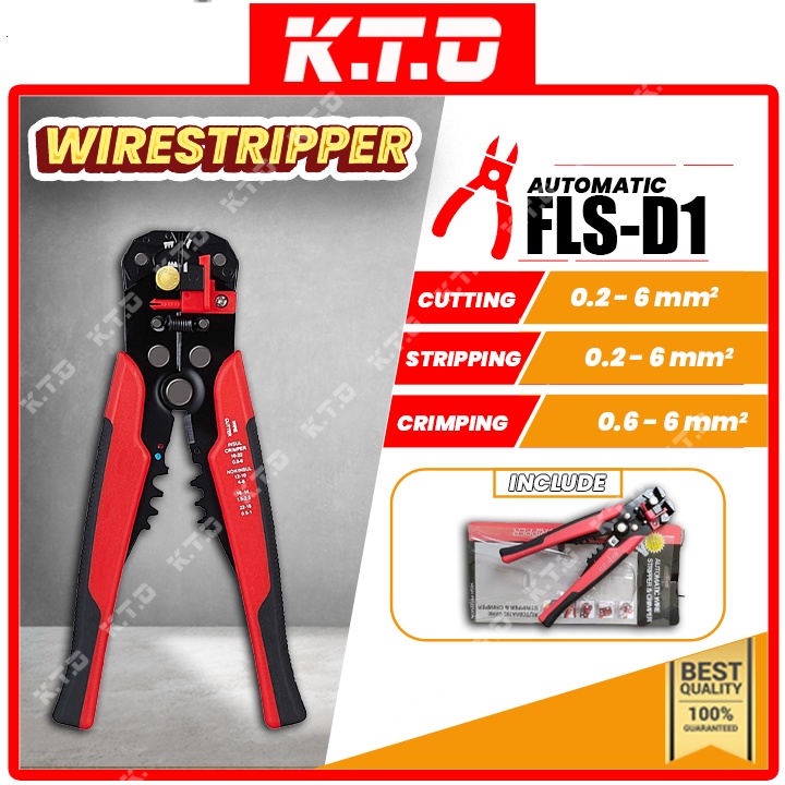 5 IN 1 Multipurpose Automatic Stripper Plier Wire Crimper Cable Cutter ...
