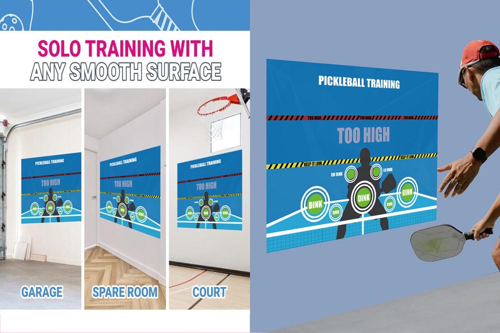 KDFH- Pickleball Training Pad Compact Pickleball Training Equipment ...
