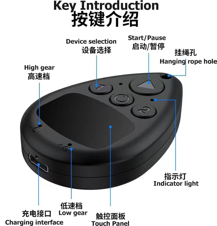 Multi gear adjustment Mini Bluetooth Wireless Auto Clicker Screen ...