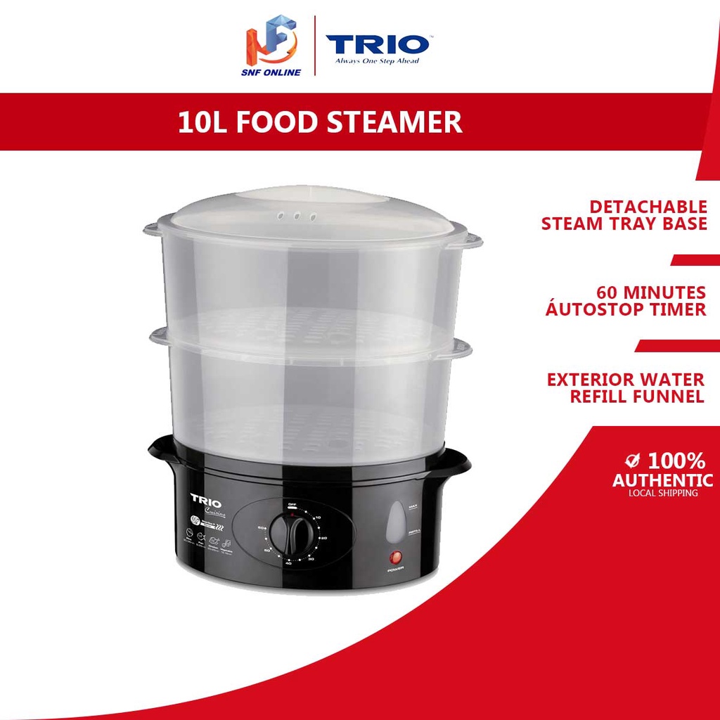Trio Pengukus Makanan Food Steamer 10L TFS-10 | Shopee Malaysia