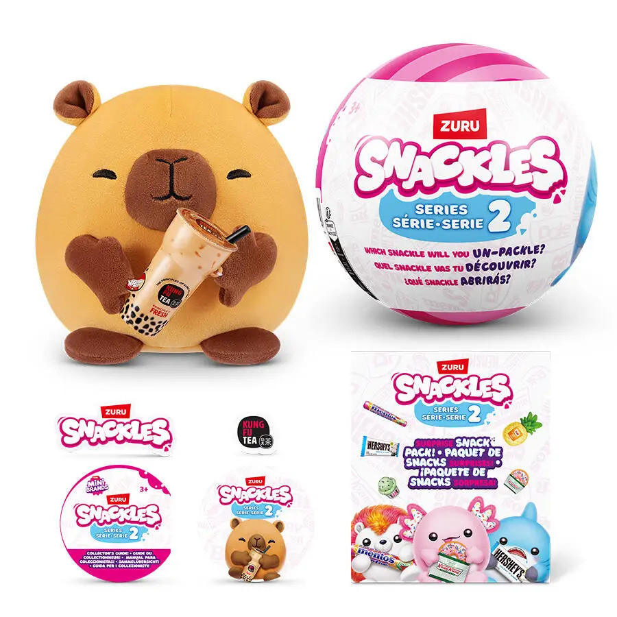 ZURU Snackles Series 2 Mystery Plush Snack Toy Blind Box for Girls ...