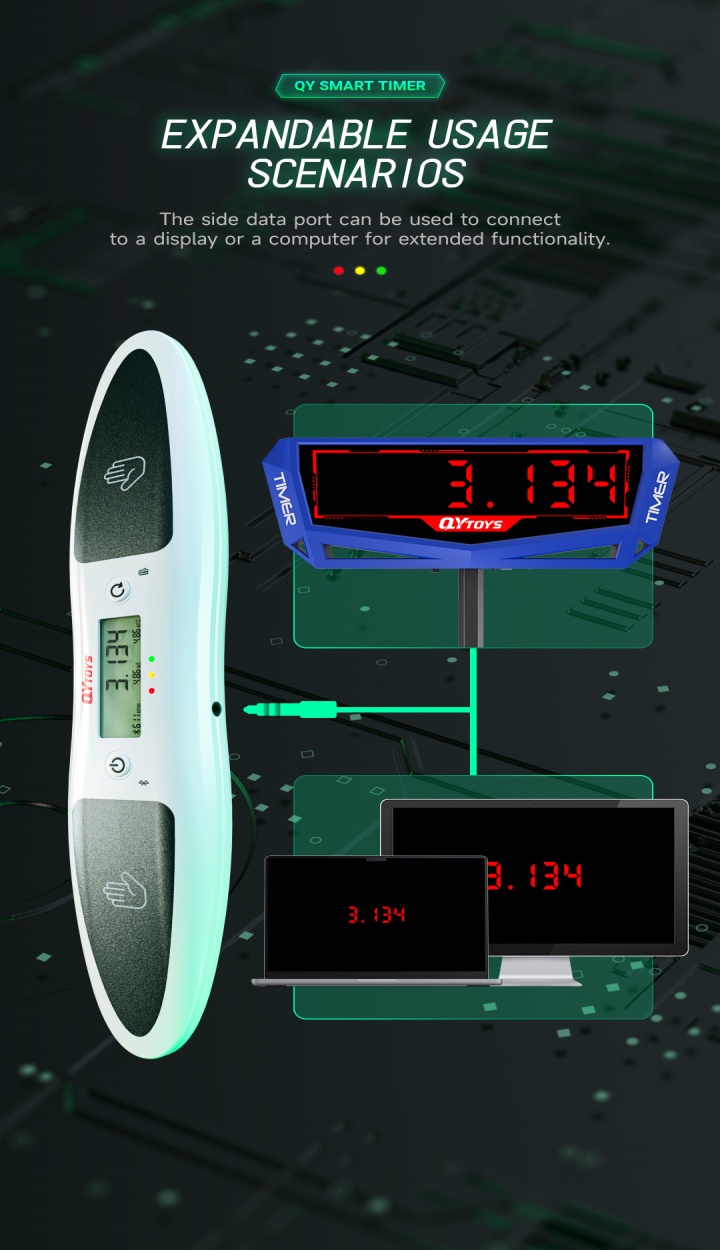 Qiyi Smart Timer V2 Professional Speed Cube Competition Challenge ...