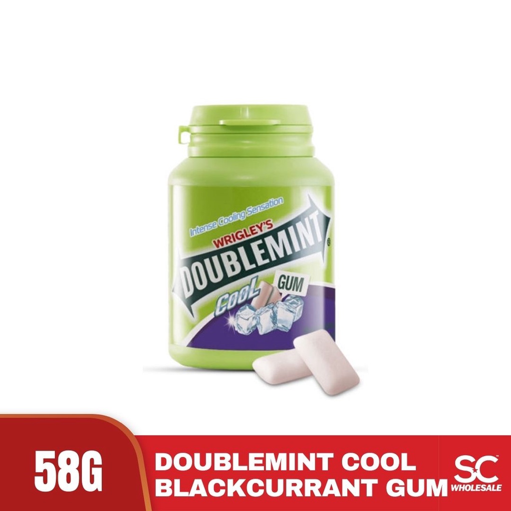 Doublemint Cool Blackcurrant Chewing Gum Bottle 58g | Shopee Malaysia