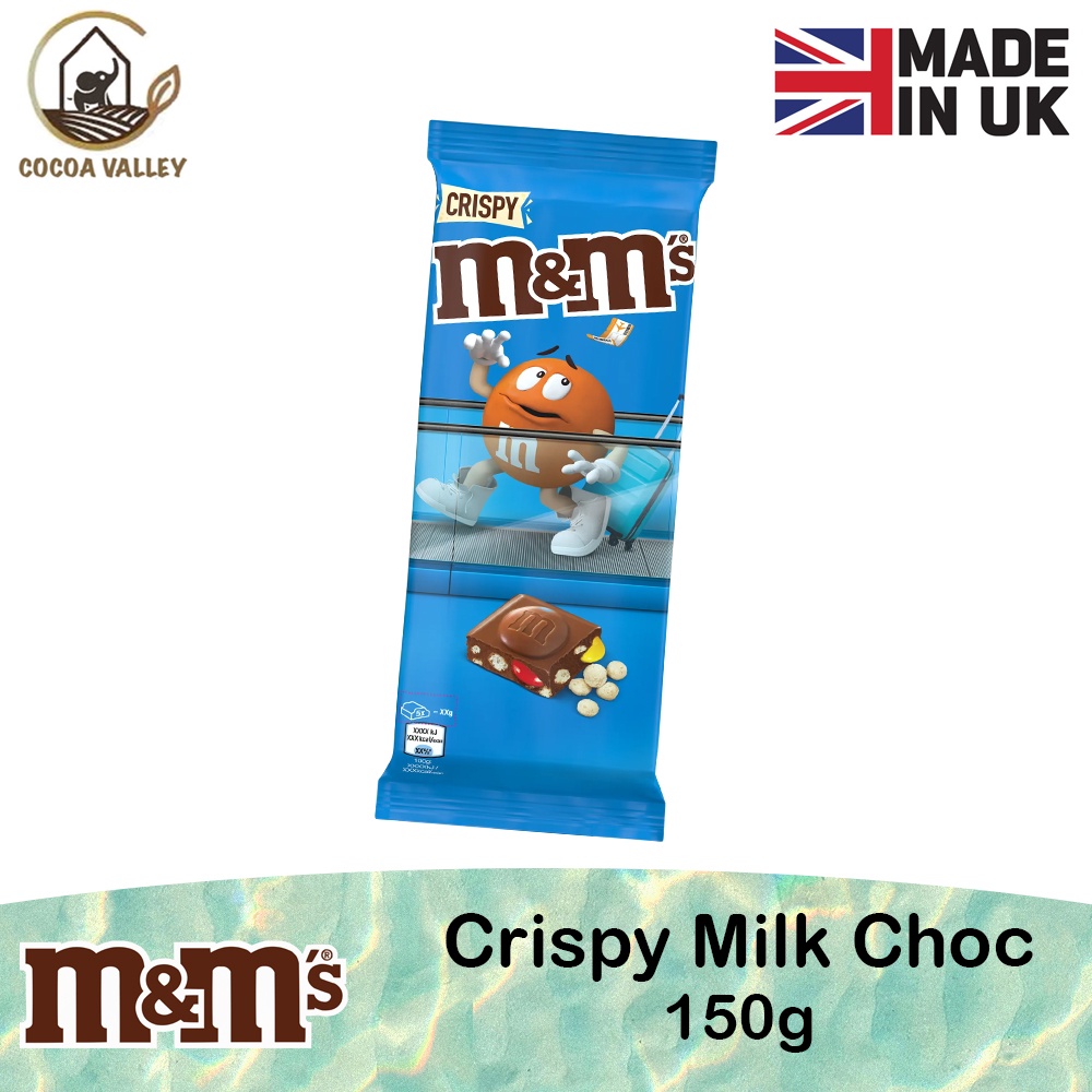 M&M's Crispy Milk Chocolate Bar 150g | Shopee Malaysia