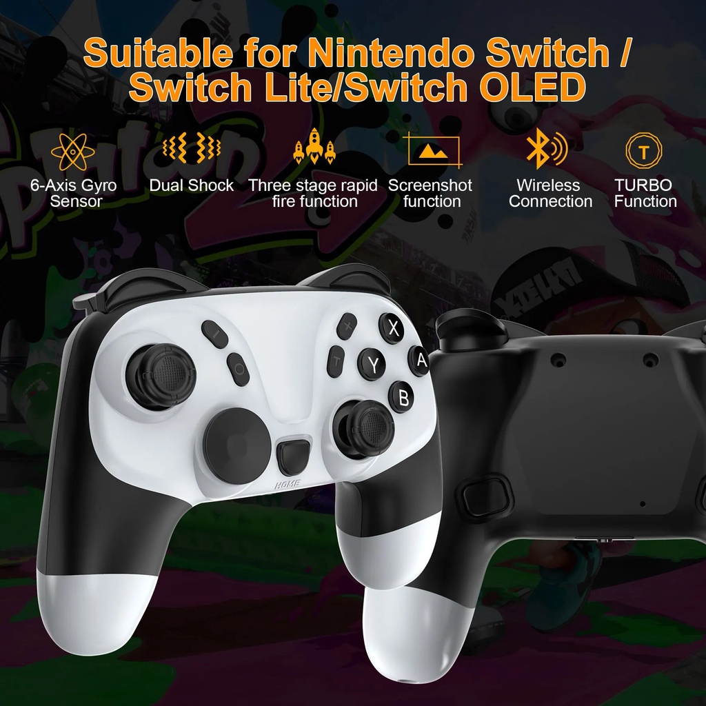 Wireless Bluetooth Gamepad, Supports Wired Switch and PC XINPUT Mode ...