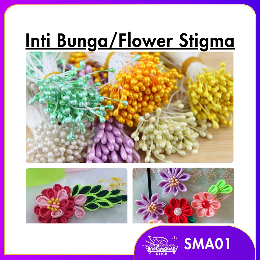 INTI BUNGA/ DIY KRAFTANGAN STIGMA /ARTIFICIAL FLOWER STAMEN /PEARL ...